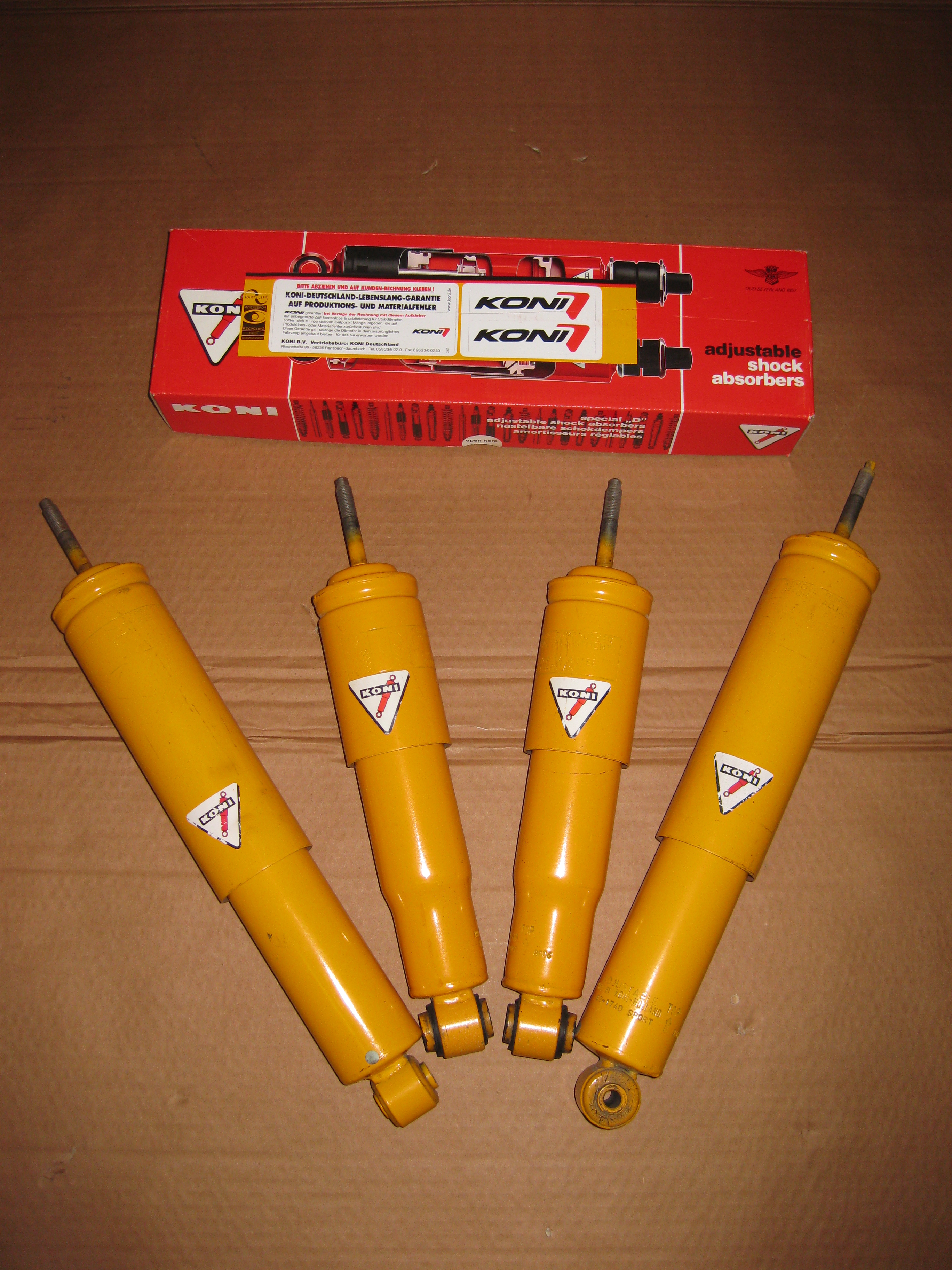 Opel Kadett C Coupé – Koni gelb “Spezial” nur für tiefergelegte ...